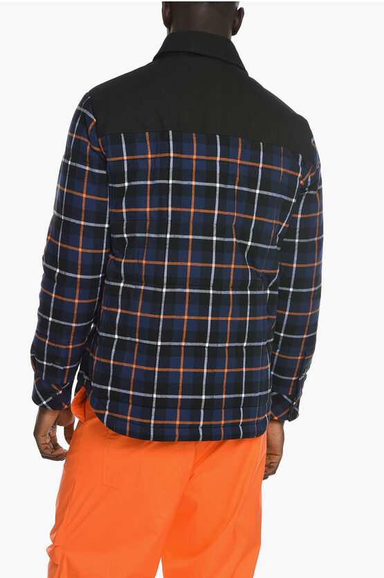 Marcelo Burlon Checkered Padded Overshirt men - Glamood Outlet