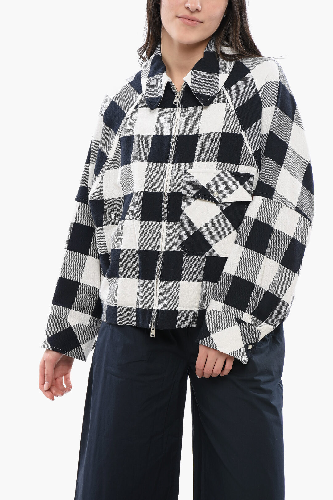 Woolrich Checkered TIMBER Overshirt women - Glamood Outlet