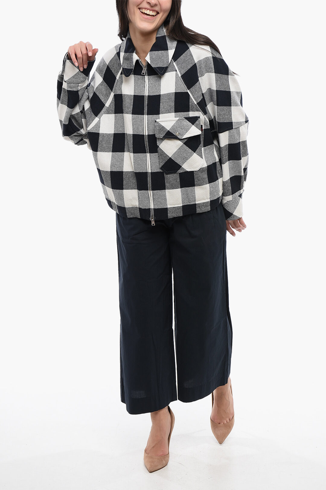 Woolrich Checkered TIMBER Overshirt women - Glamood Outlet