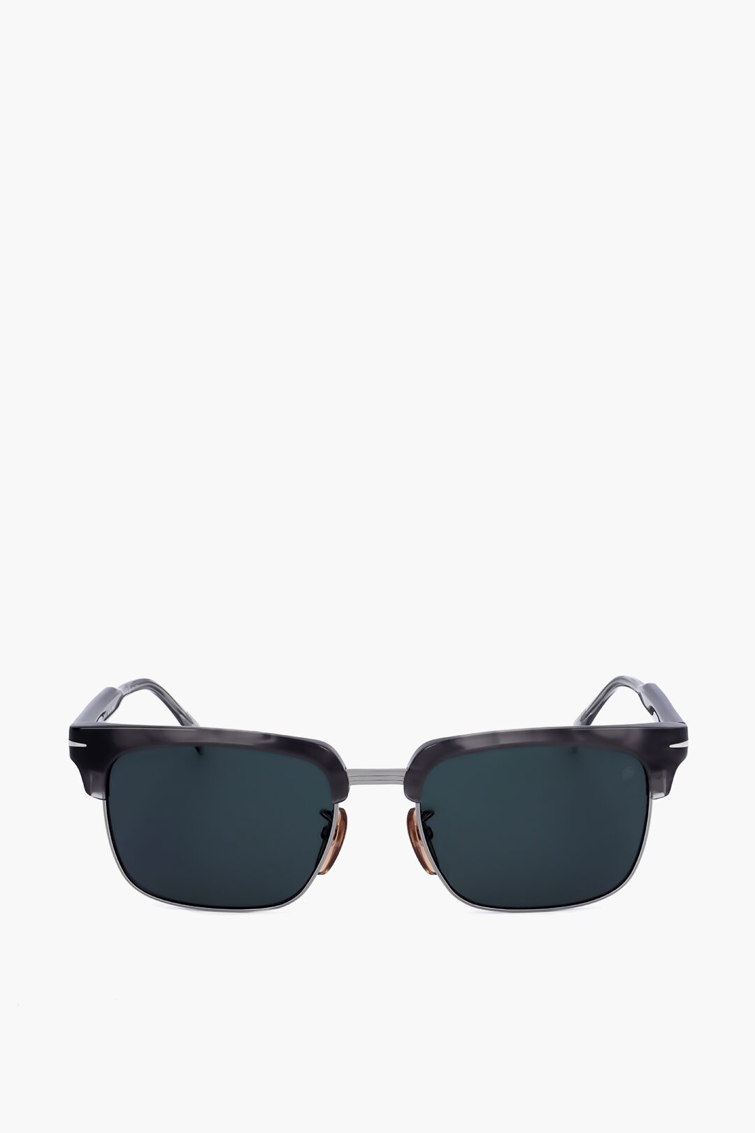David Beckham Clubmaster Sunglasses with Marble Effect Detail men ...