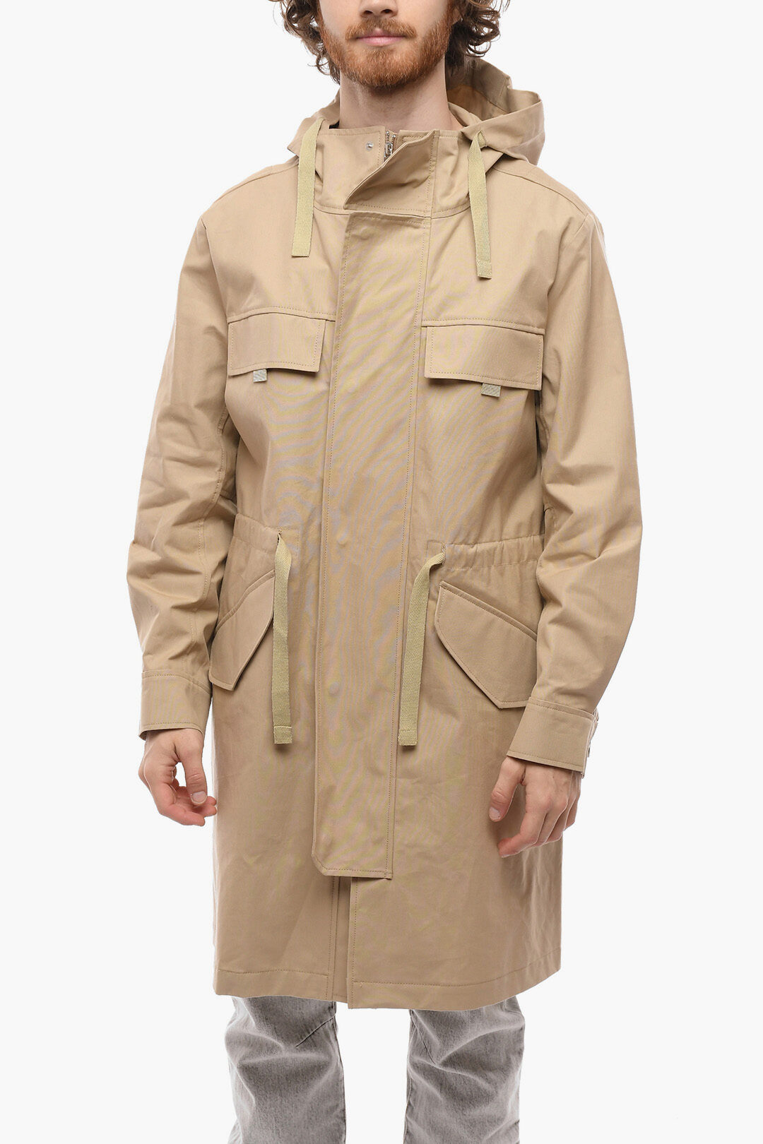 A.P.C. Coated Cotton YAEL Hooded Parka men - Glamood Outlet