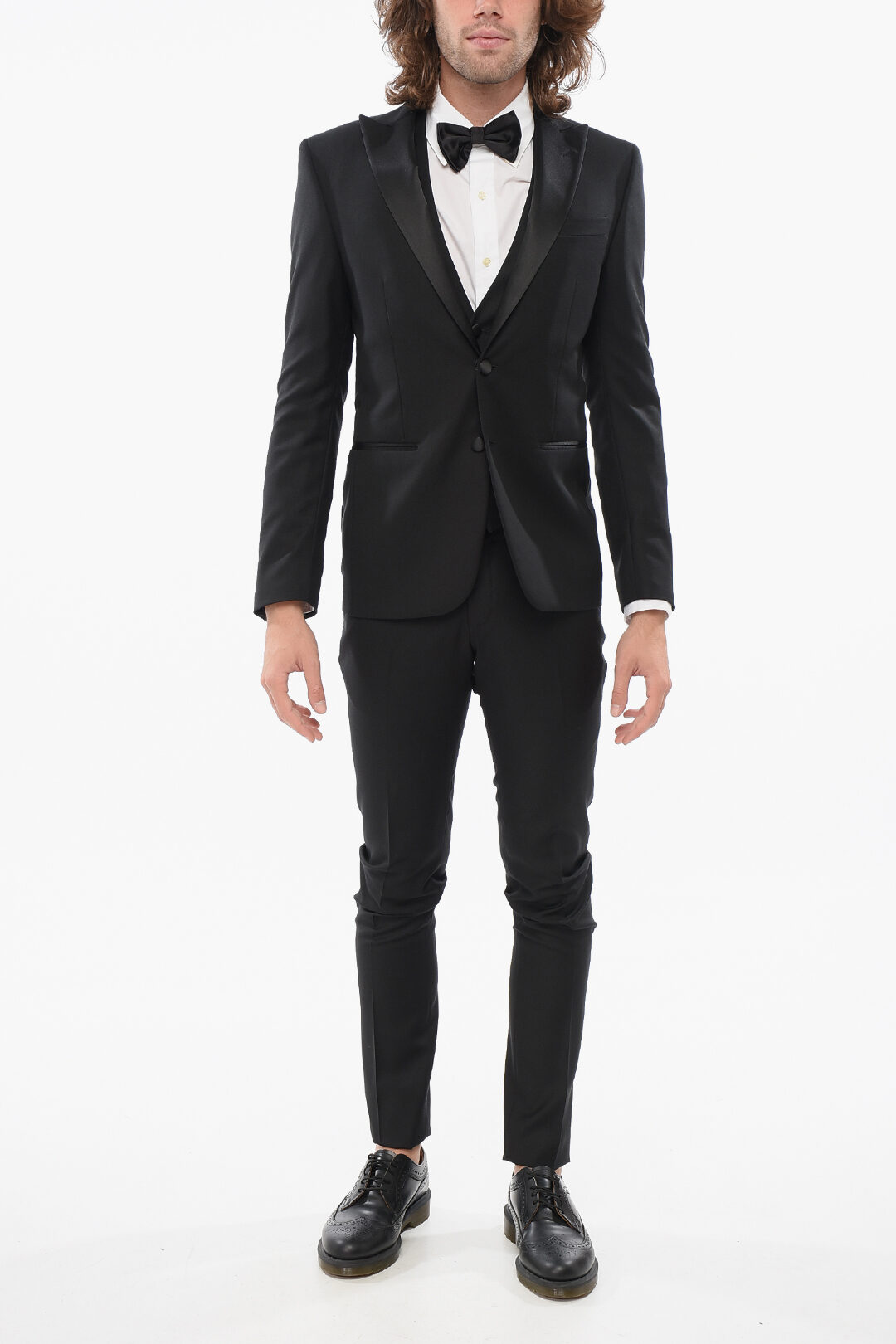 Corneliani CODE 3 Piece Suit with Peak Lapel men - Glamood Outlet