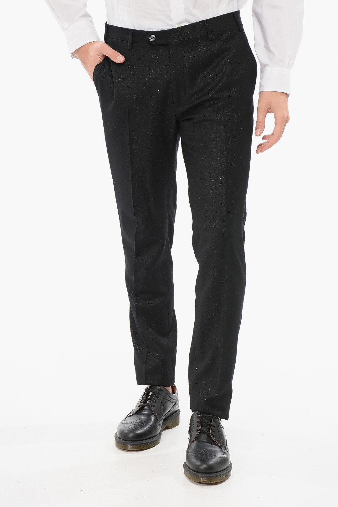 Corneliani CODE Glittery Double-breasted Suit with Satin Lapel men ...