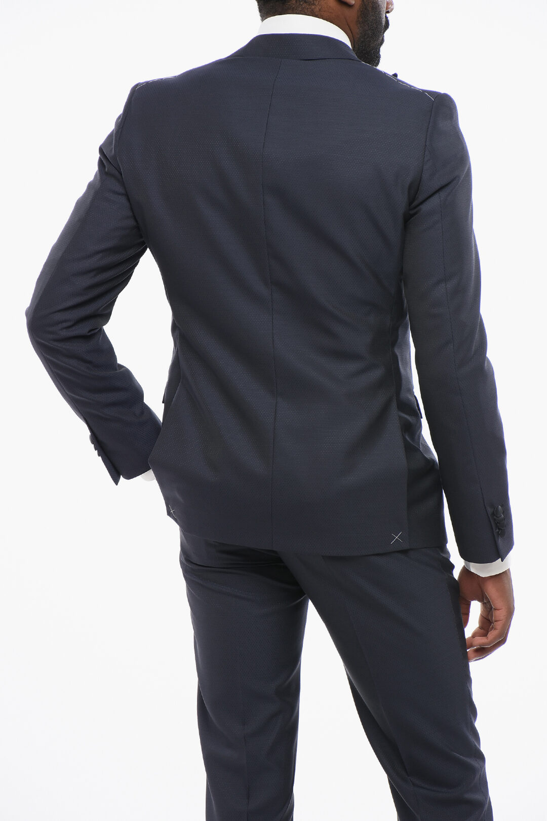 Corneliani CODE Three-Pieces Suit with Contrasting Trims men - Glamood ...