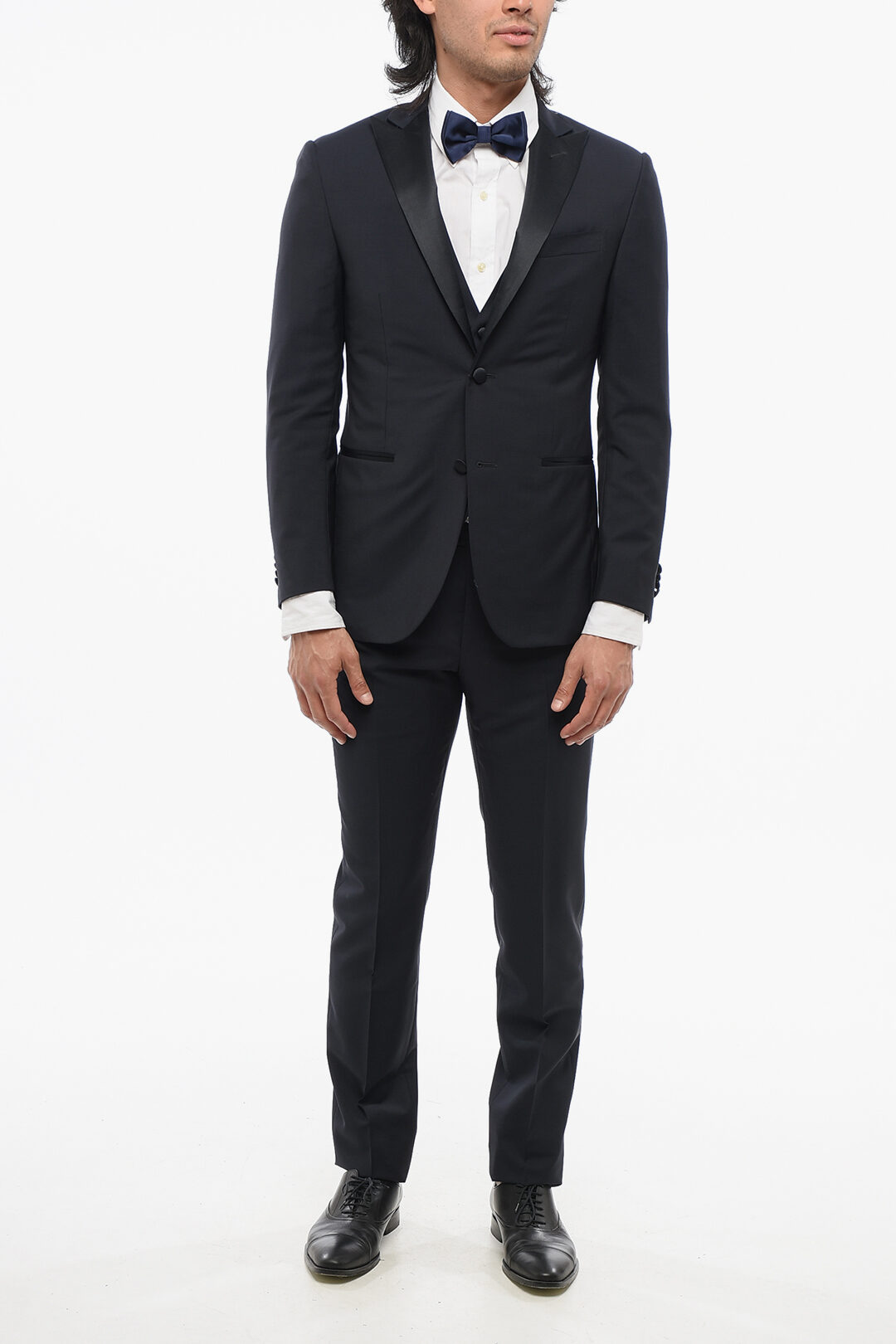 Corneliani CODE Virgin Wool 3 Piece Suit With Peak Lapel men - Glamood ...