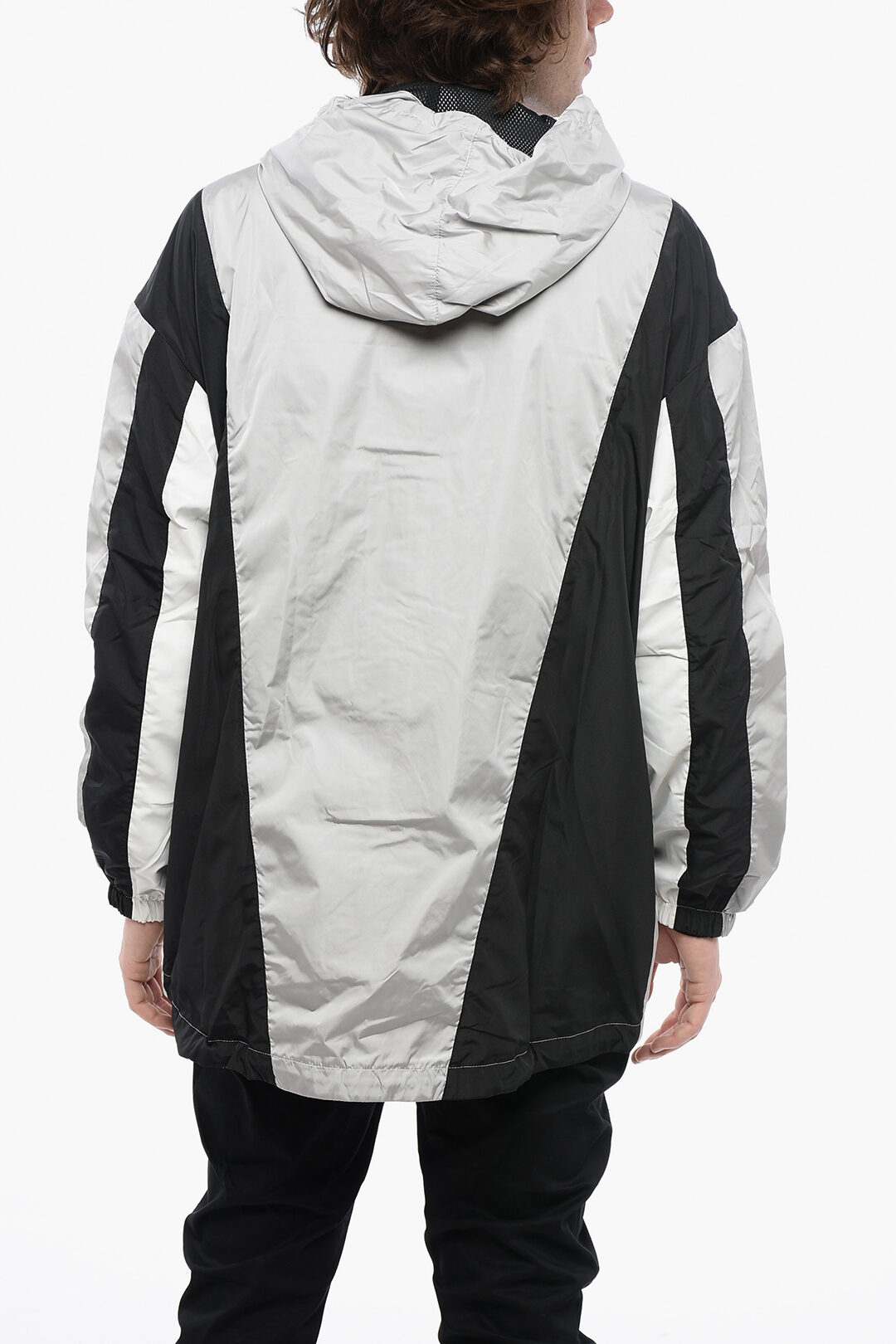 Balmain Color Block Patterned MULTICUTS Nylon Windbreaker men - Glamood ...