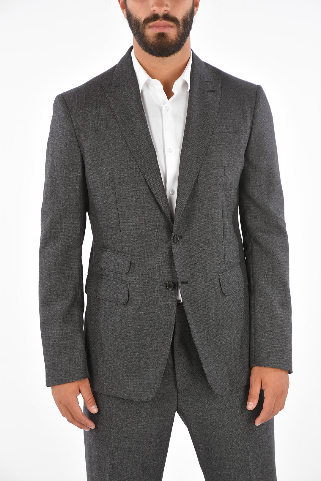 Dsquared2 Completo Revers Classico in Lana Vergine uomo - Glamood Outlet