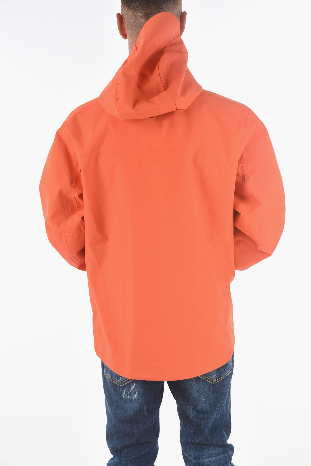 Dsquared2 Contrasting Details Solid Color Anorak With Hood men ...