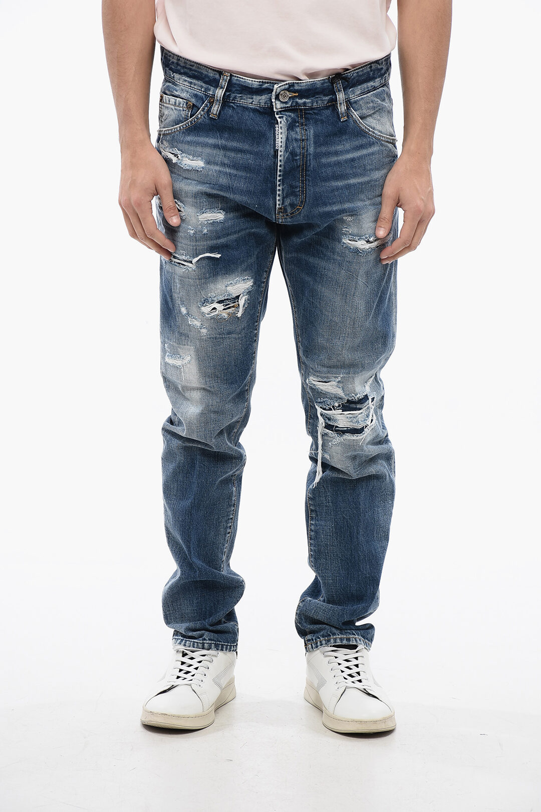 Dsquared2 Cool Guy Fit Distressed Denims 17cm men - Glamood Outlet
