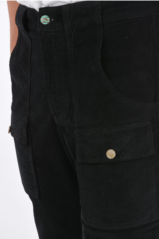 Palm Angels corduroy cargo pants men - Glamood Outlet