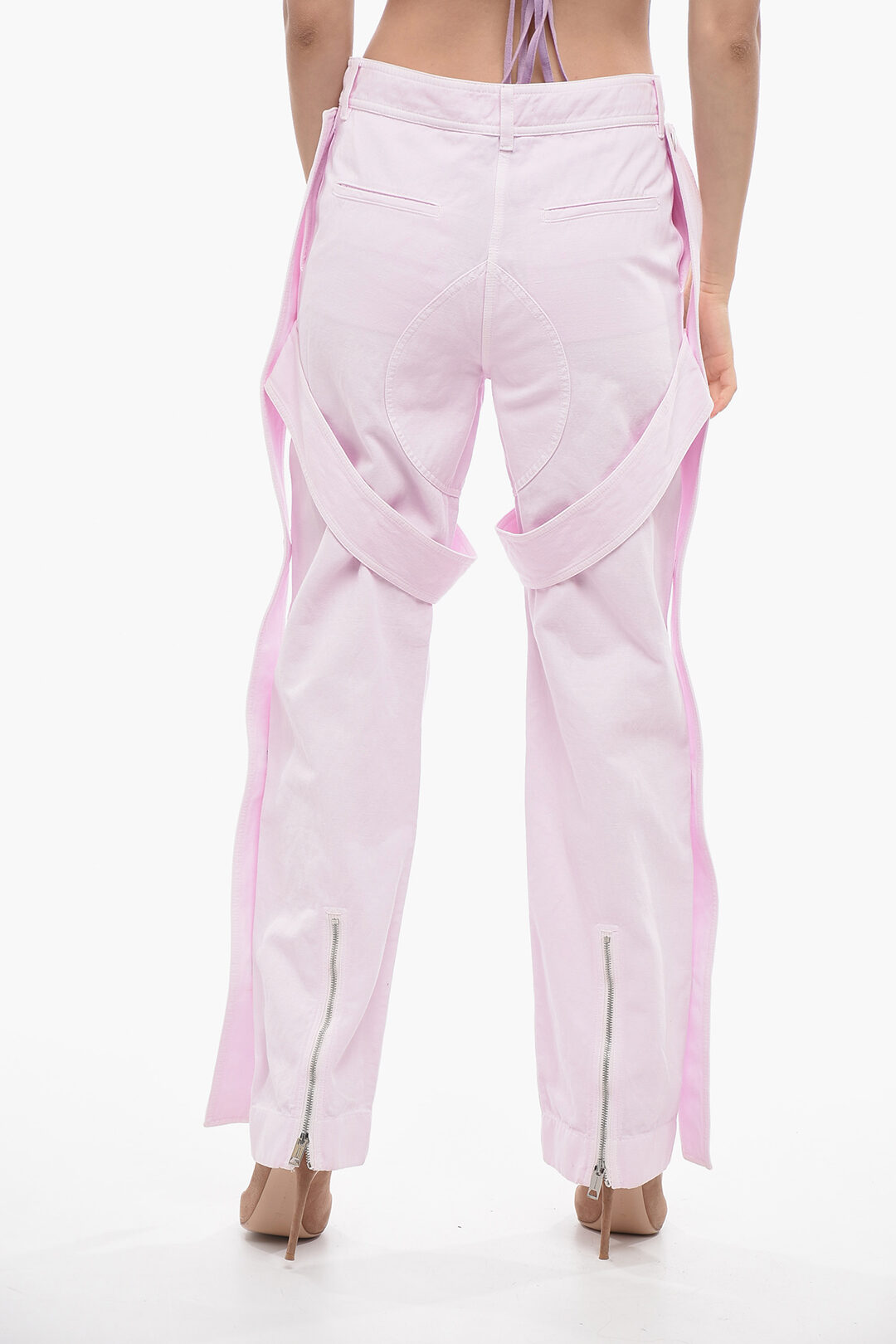 Burberry Cotton Blend Cargo Pants with Removable Details women ...