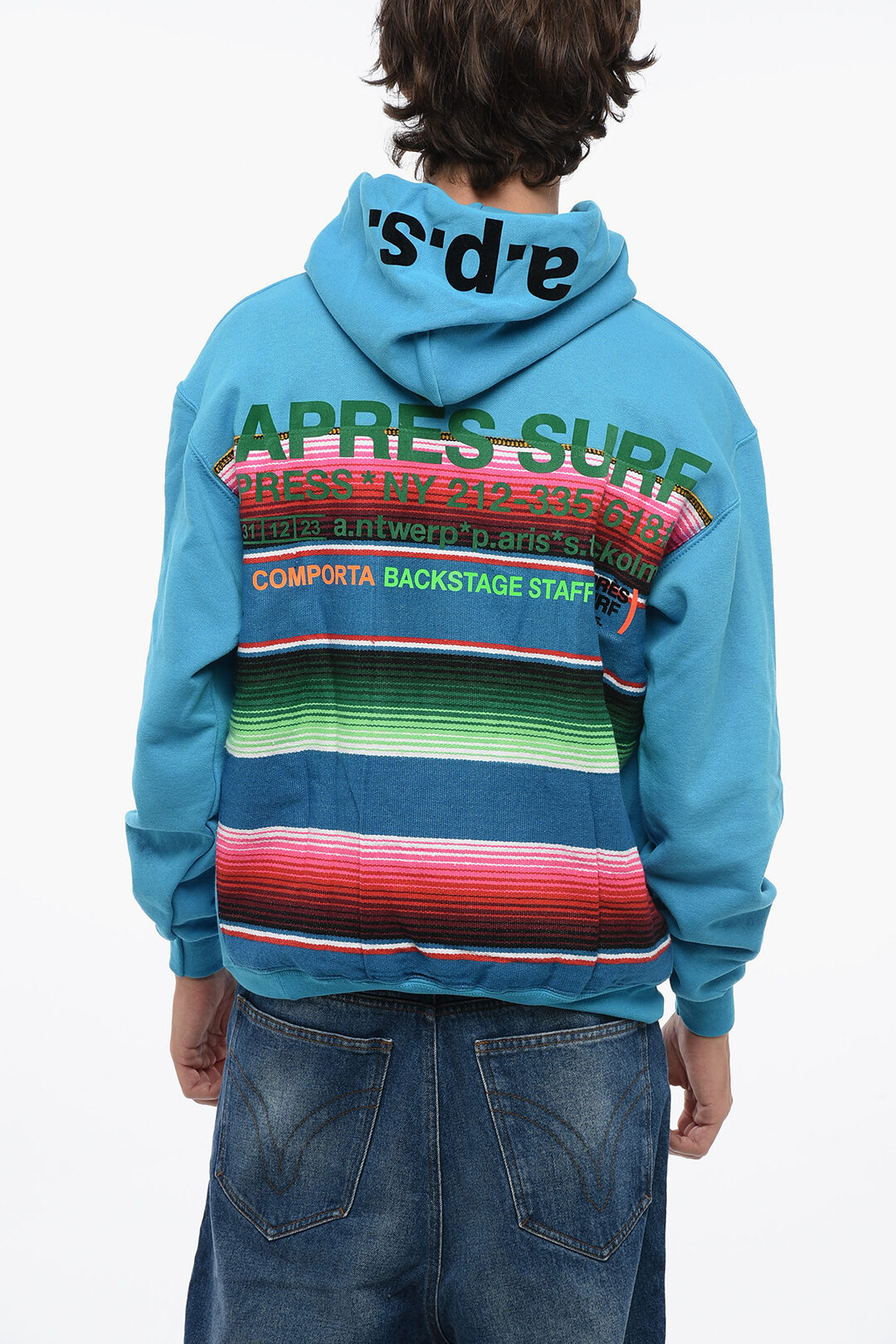Apres Surf Cotton Blend Hoodie with Velvet Logo men - Glamood Outlet