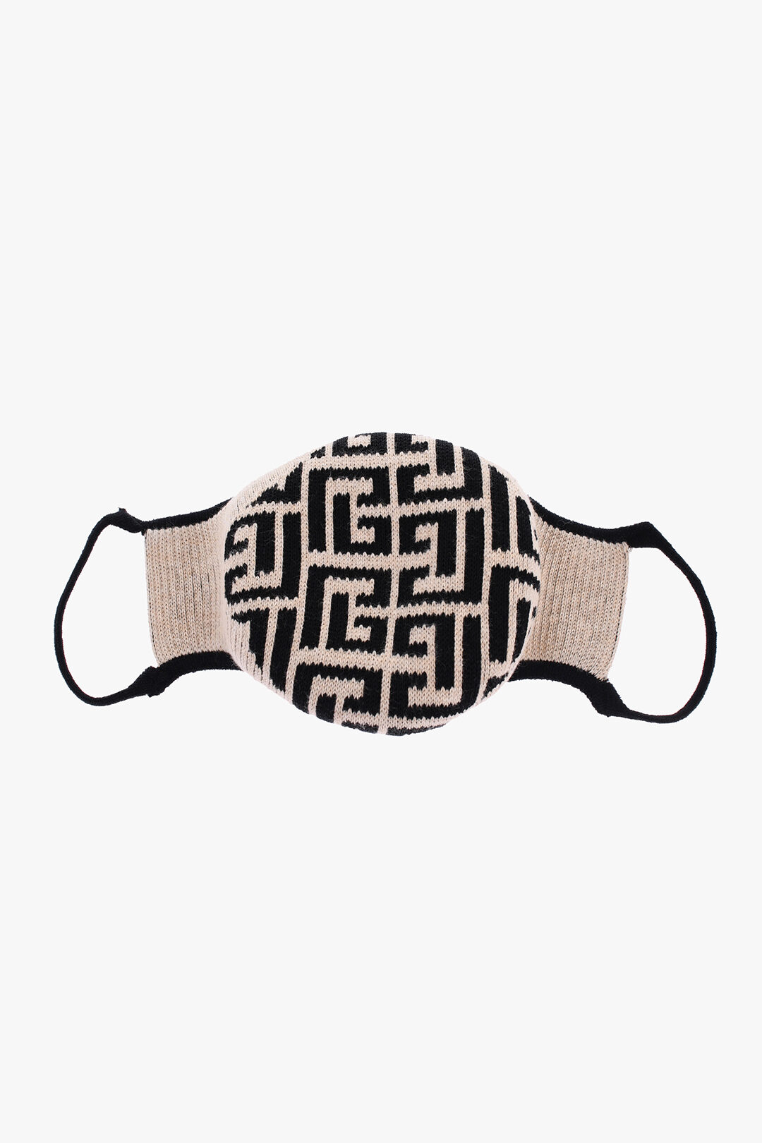 Balmain Cotton-blended Mask with Monogram damen - Glamood Outlet