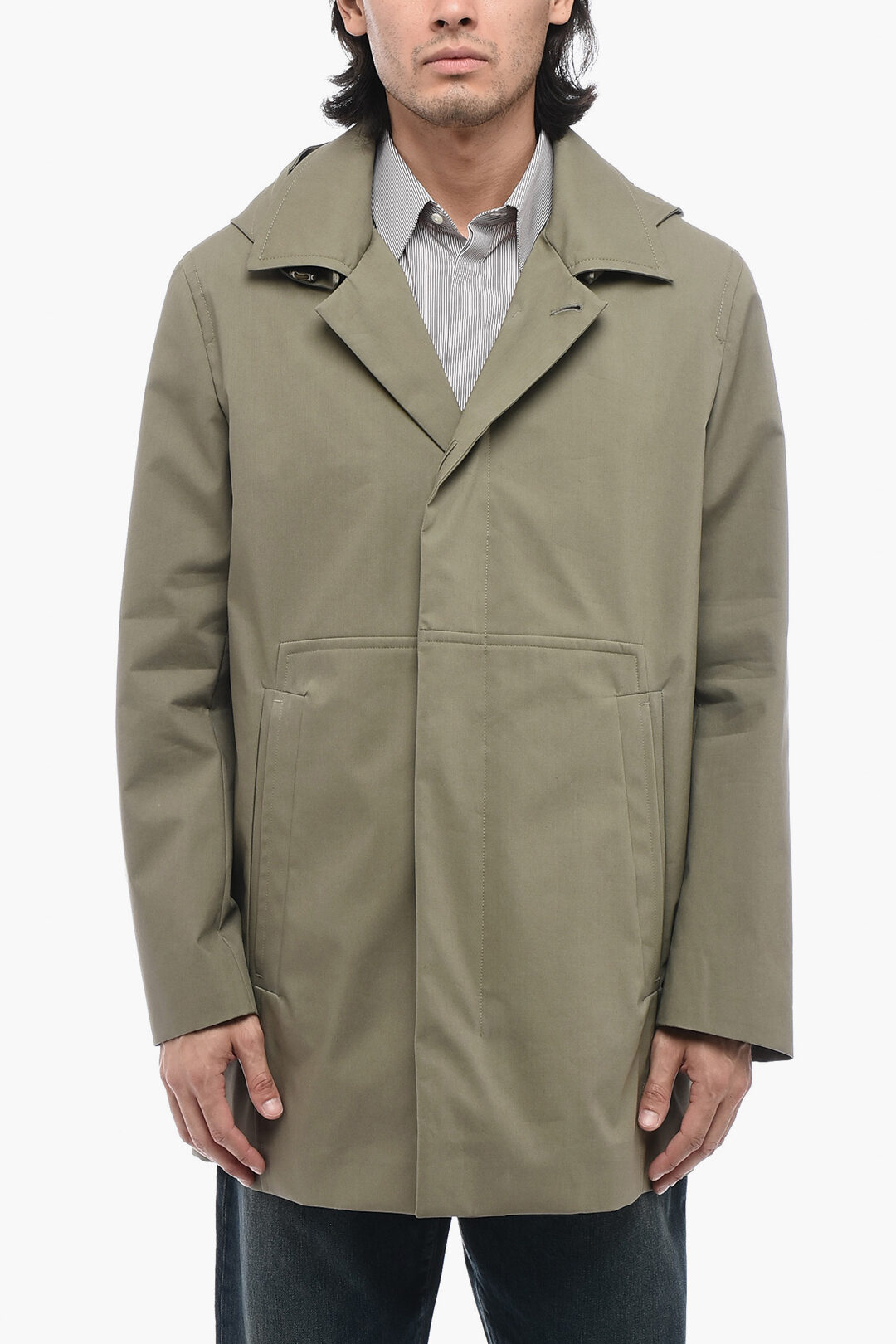 Corneliani Cotton-blended Trench with Removable Hood men - Glamood Outlet