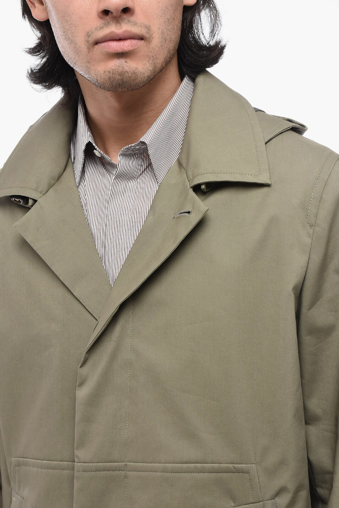 Corneliani Cotton-blended Trench with Removable Hood men - Glamood Outlet
