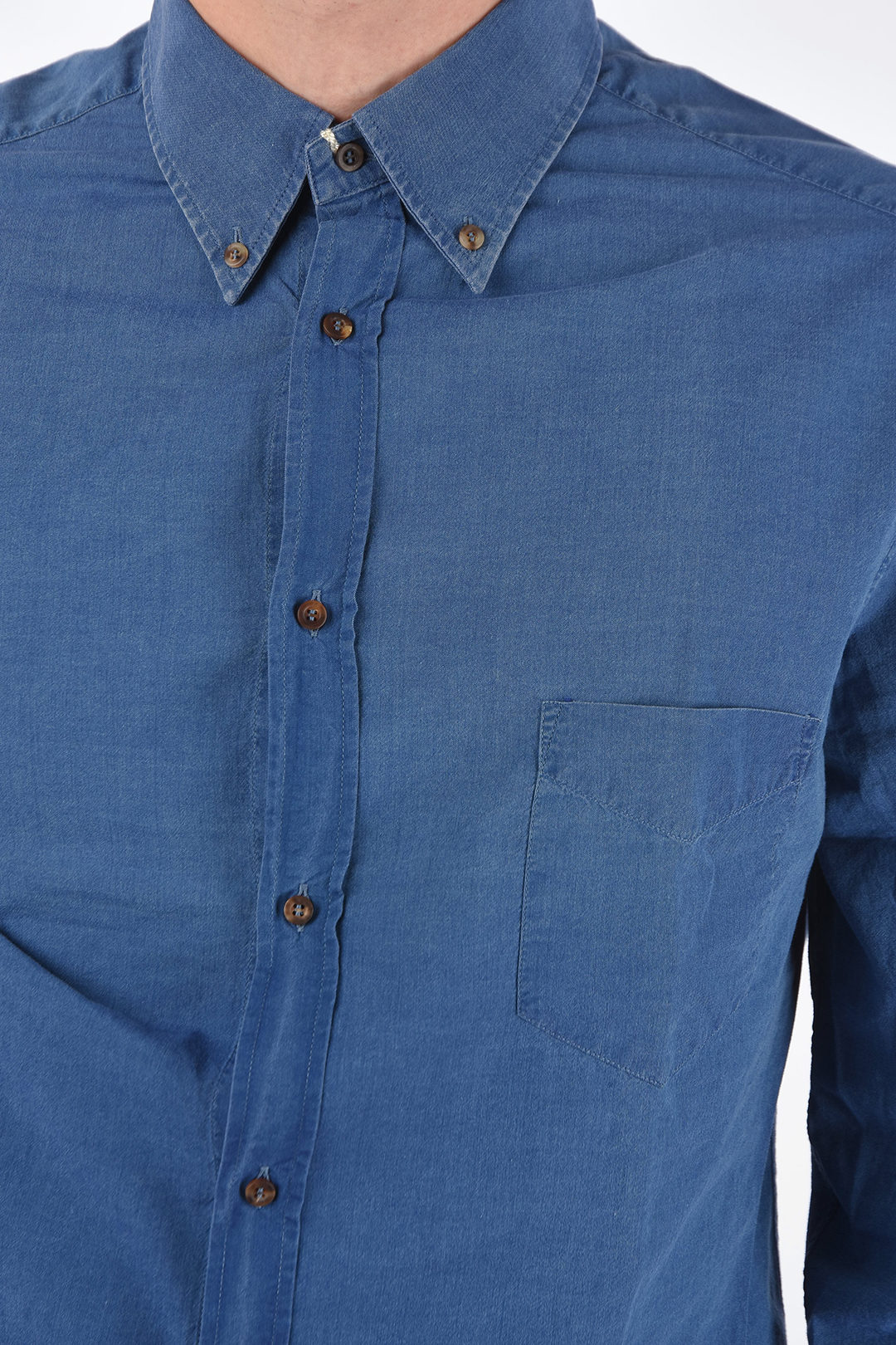 Brunello Cucinelli cotton button down shirt men - Glamood Outlet