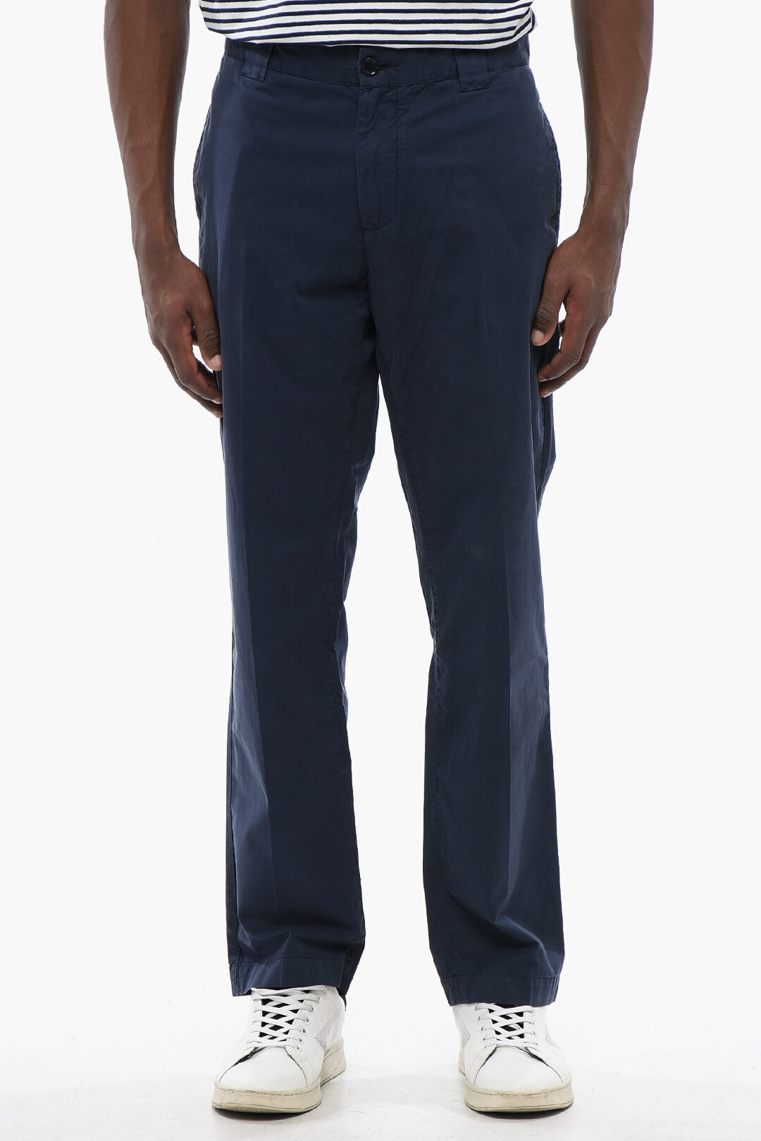 Woolrich Cotton Chinos Pants with Belt Loops men - Glamood Outlet