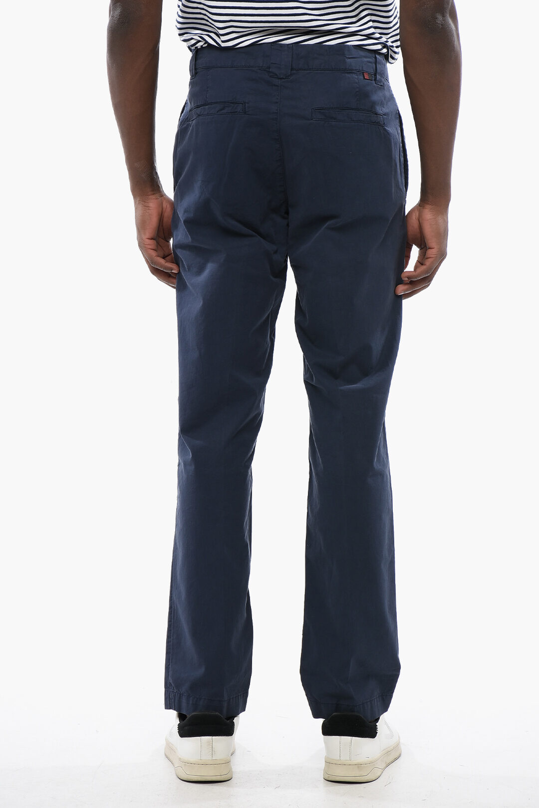 Woolrich Cotton Chinos Pants with Belt Loops men - Glamood Outlet
