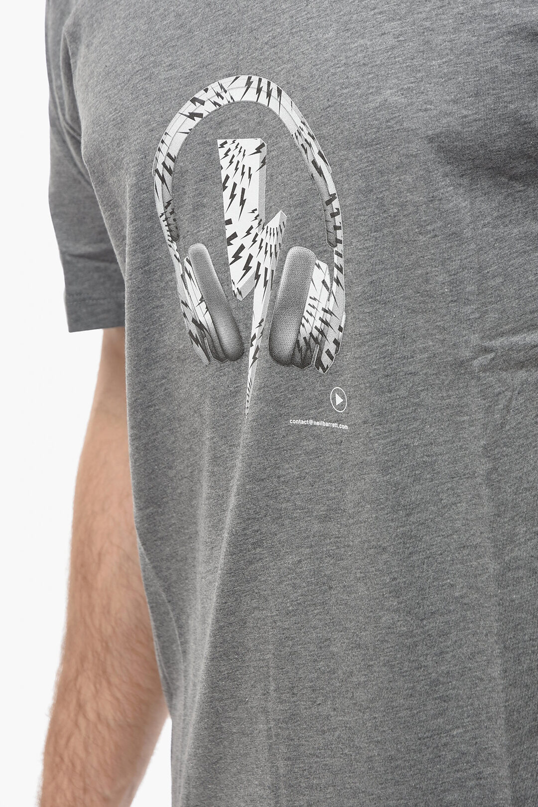 Neil Barrett Cotton DJ FIT Slim Fit T-Shirt men - Glamood Outlet