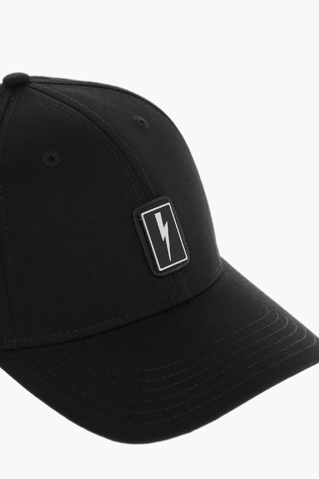 Neil Barrett Cotton ENAMEL BADGE Cap With Logo Patch men - Glamood Outlet