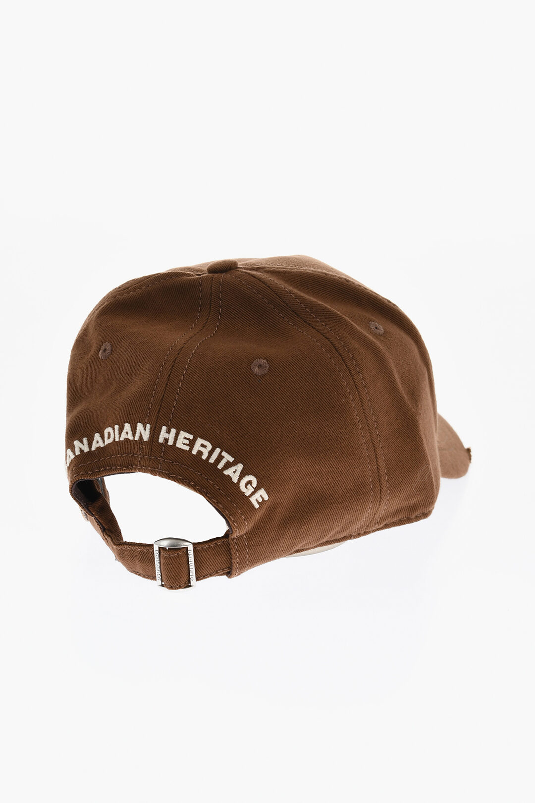 Dsquared2 Cotton Gabardine CANADIAN HERITAGE Cap with Patches men ...
