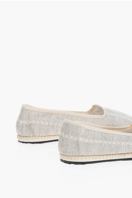 Vibi Venezia Cotton MAFALDA Furlane with Embroidery women - Glamood Outlet