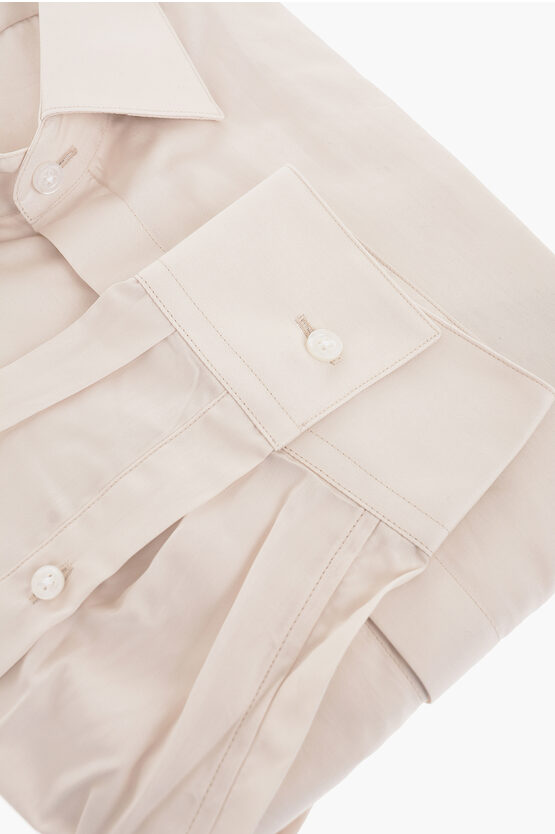 Corneliani Cotton Shirt with Hidden Placket men - Glamood Outlet