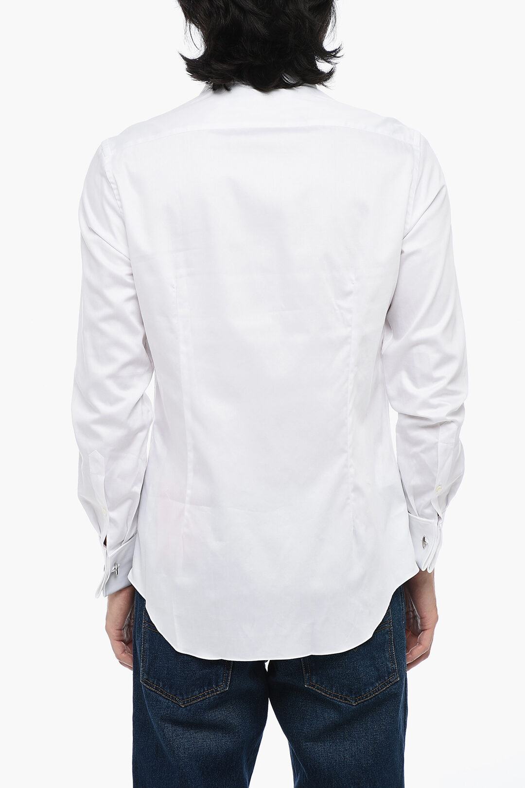 Corneliani Cotton Shirt with Hidden Placket men - Glamood Outlet