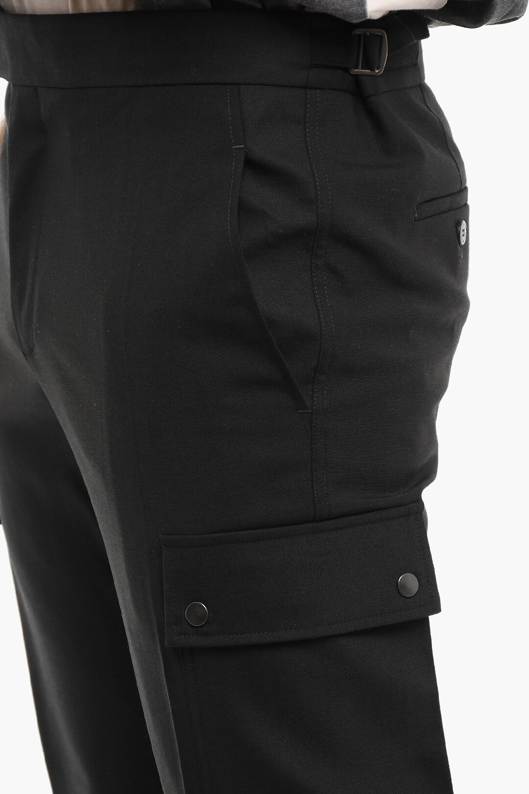 Neil Barrett Cotton Skinny Fit Cargo Pants Men Glamood Outlet