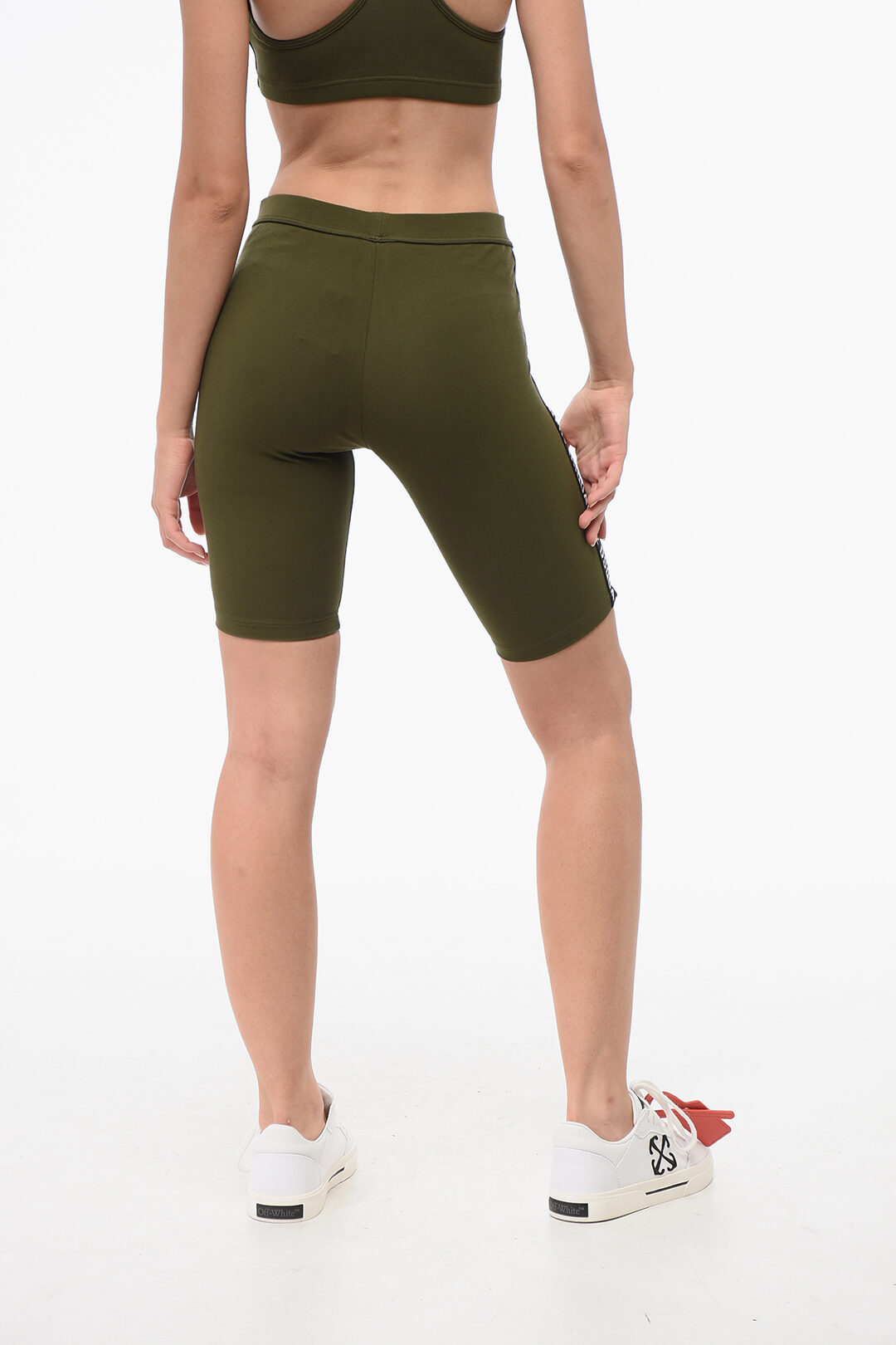 Dsquared2 Cotton Stretch Cycling Shorts with Side Logo damen - Glamood ...