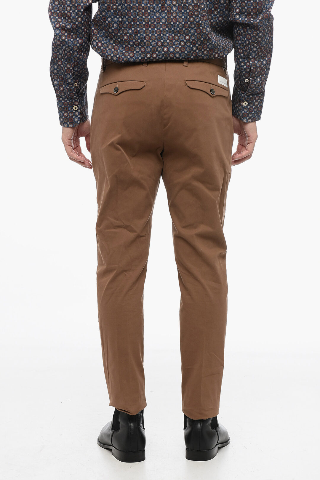 Nine In The Morning Cotton Stretch EASY Chinos Pants with Flap Pockets ...