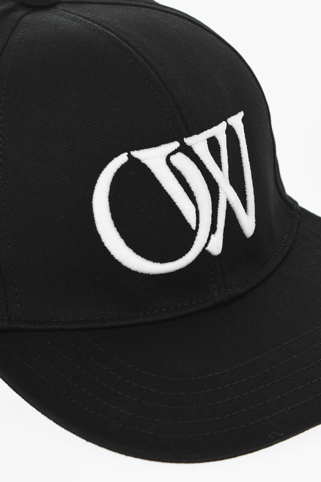 Off-White Cotton Twill BOXY Cap with Maxi Frontal Monogram men ...