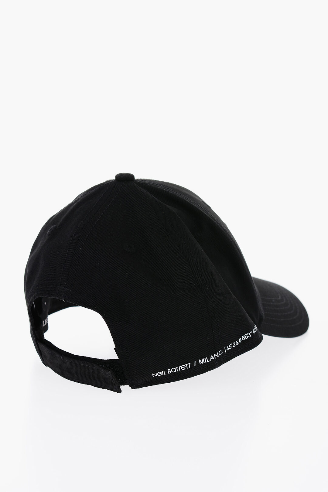 Neil Barrett Cotton Twill Cap with Piercing men - Glamood Outlet