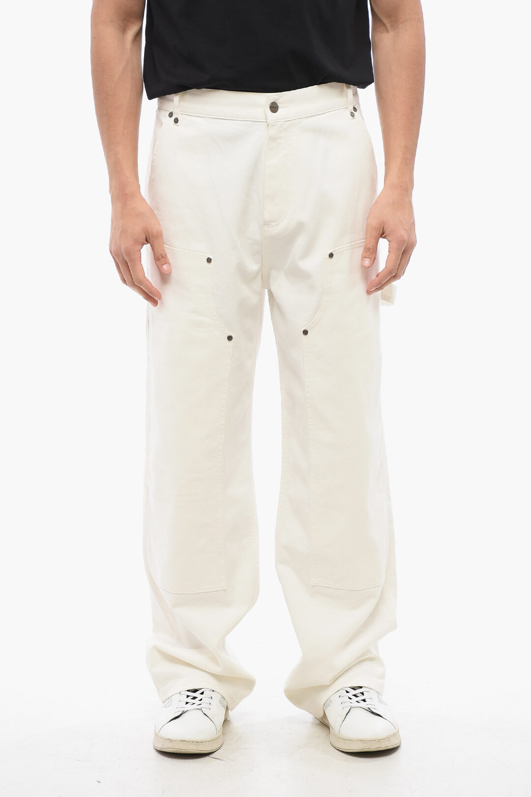 Represent Cotton Twill Cargo Pants with Contrast Buttons men - Glamood ...