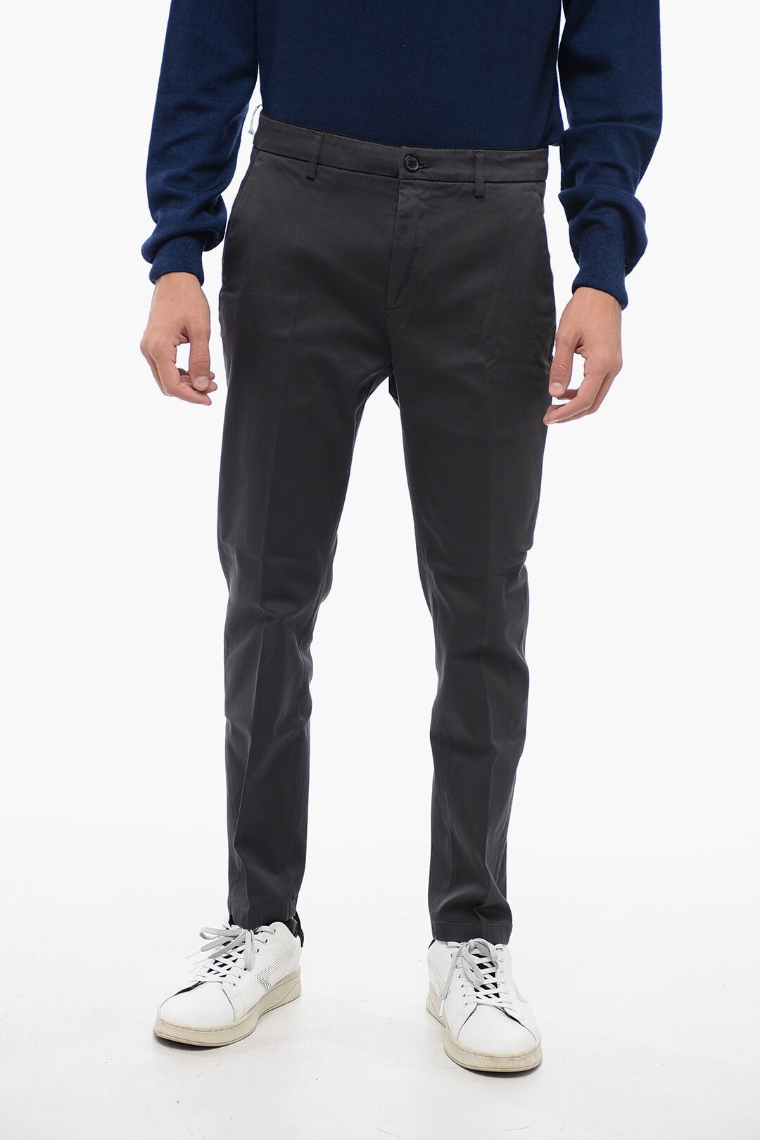 Department 5 Cotton Twill Chinos Pants with Flap pockets herren ...