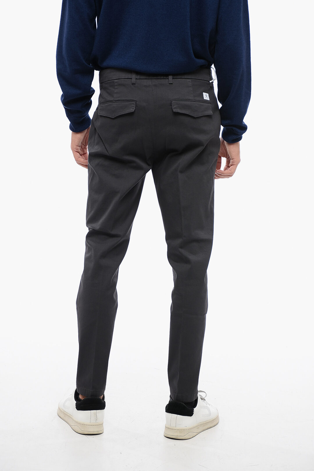 Department 5 Cotton Twill Chinos Pants with Flap pockets herren ...