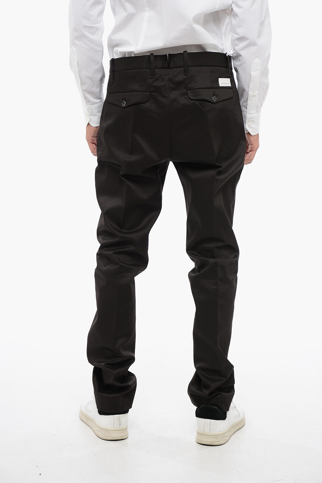 Nine In The Morning Cotton Twill Pants with Hidden Closure men ...