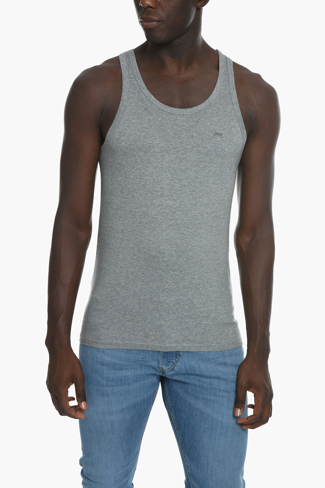 Diesel Cotton UMTK-JOHNNY-TUBE 2 pairs of Tank Top Set men - Glamood Outlet