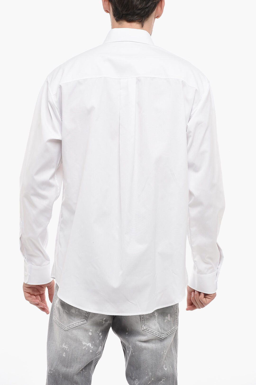 Dsquared2 Cotton UNIVERSITY Shirt with Contrasting Logo men - Glamood ...