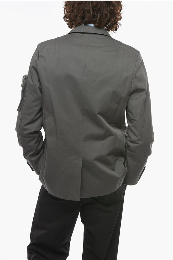 Helmut Lang Cotton Utility Blazer with Back Split men - Glamood Outlet