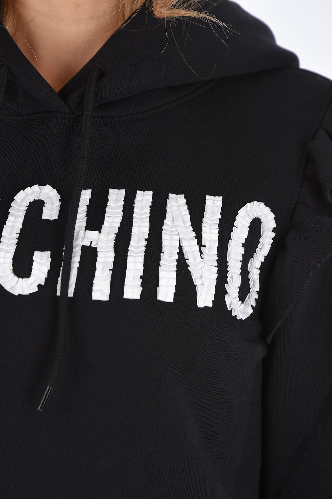 Moschino COUTURE! Embroidered Sweatshnirt with Hood women - Glamood Outlet