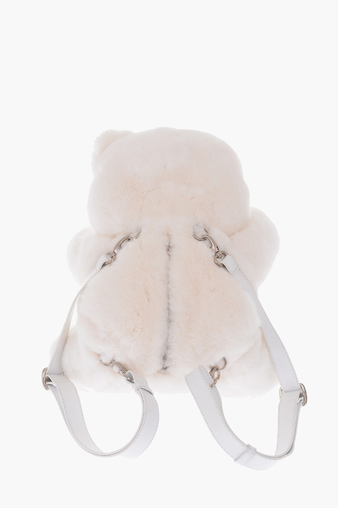 Philipp Plein COUTURE Real Fur Teddy Bear Backpack with Rhinestone ...
