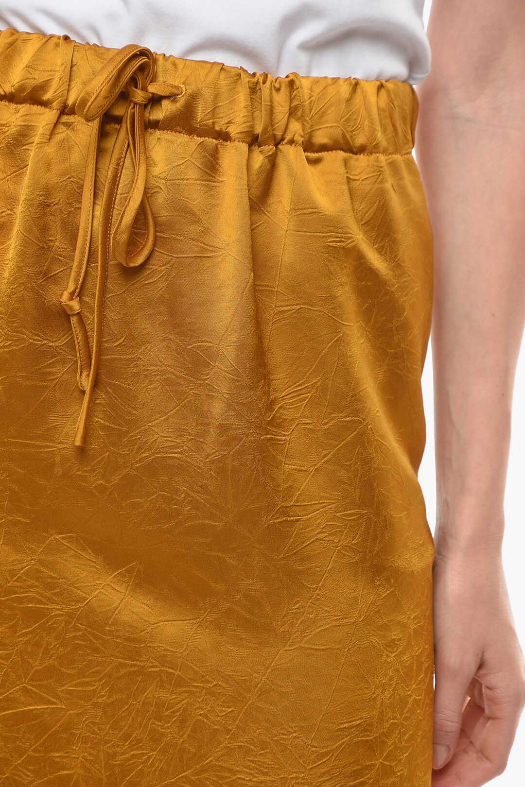 Rodebjer Crepe-Effect CLAIRE Maxi Sheath Skirt With Split On the Back ...