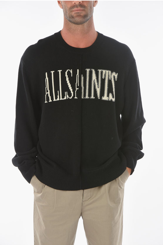 AllSaints Crew Neck AXIS SAINTS Cotton Sweater men - Glamood Outlet