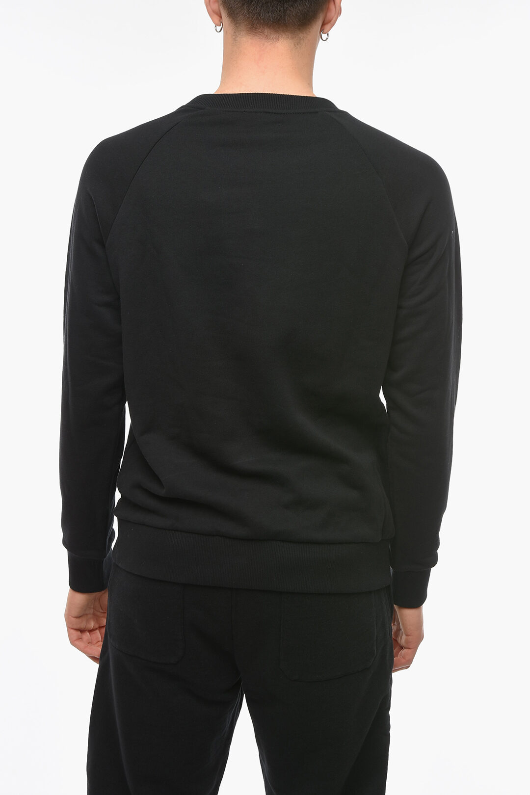 Balmain Crew Neck EMBLEM Sweatshirt with Embroidered Logo men - Glamood ...