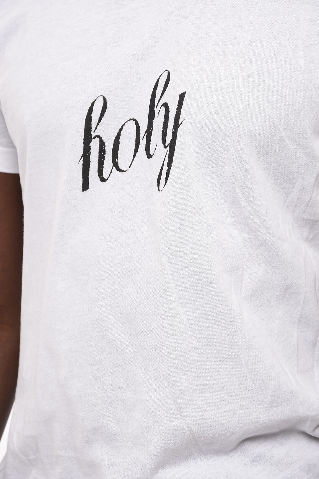 Ann Demeulemeester Crew Neck HOLY Cotton T-Shirt men - Glamood Outlet