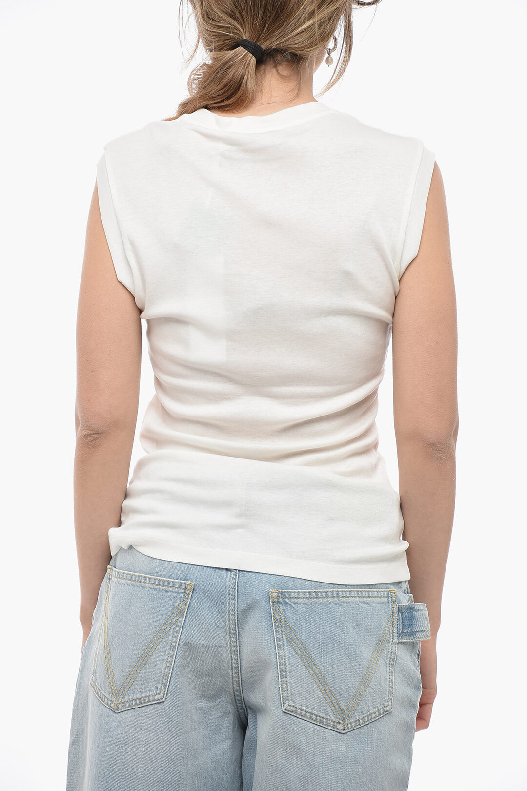 Stella McCartney Crew Neck OLD BOND Cotton Blend Tank Top women ...