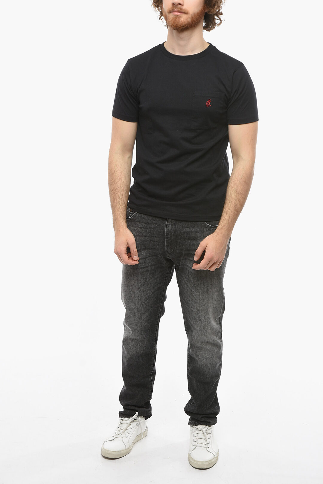 Gramicci Crew-neck ONE POINT T-Shirt with Breast Pocket men - Glamood ...