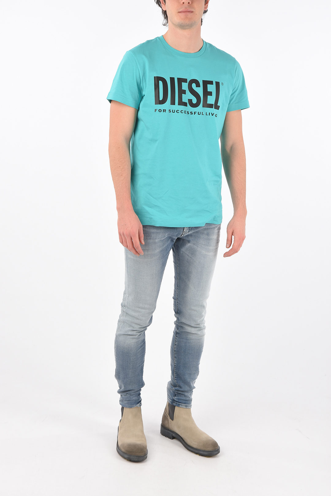 Diesel crew-neck T-DIEGO-LOGO t-shirt men - Glamood Outlet