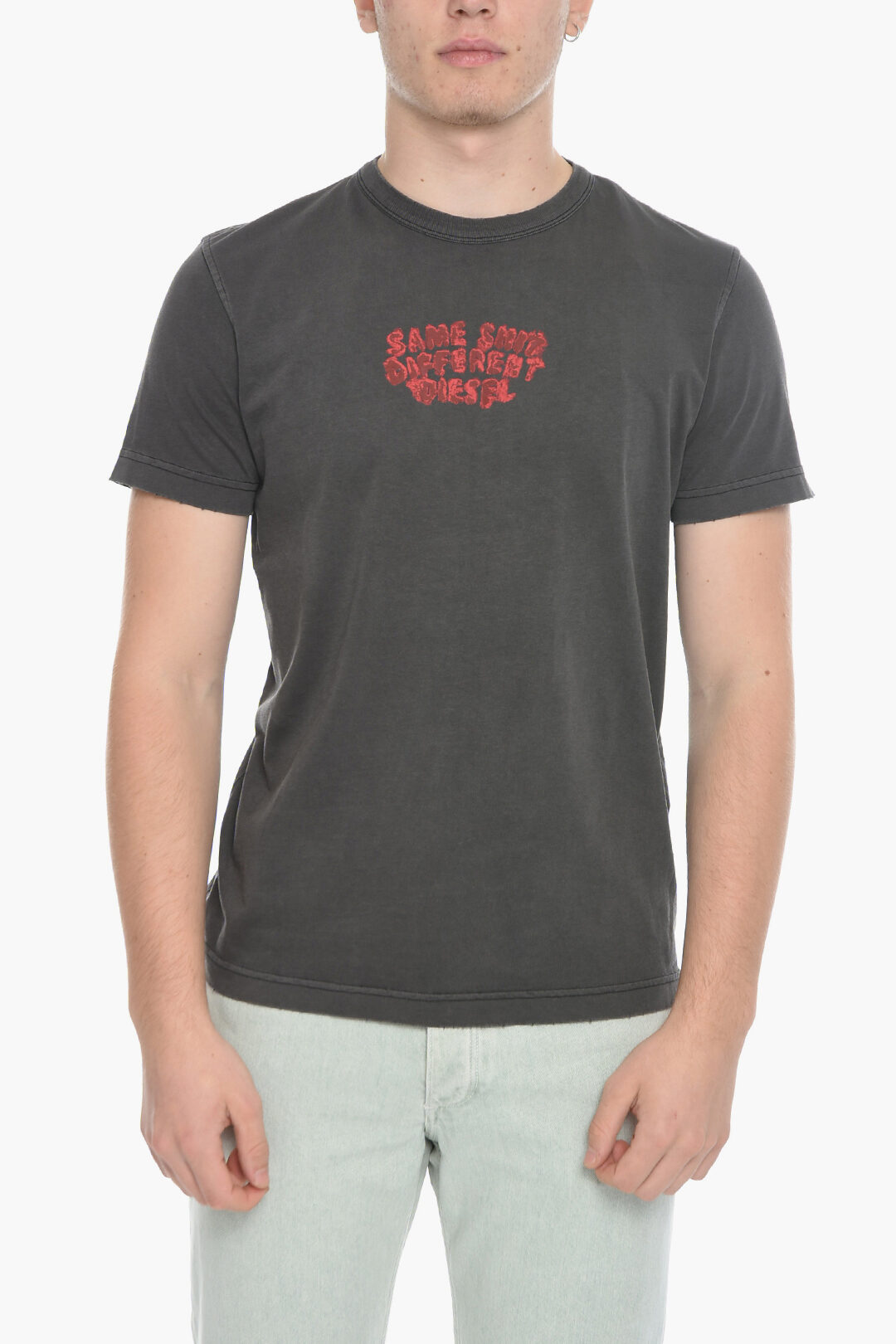 Diesel Crew-neck T-DIEGOR-E2 T-Shirt with Contrasting Print men ...